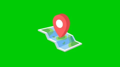 green screen maps | Stock Video | Pond5