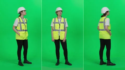 Green Screen Montage with Female Industr... | Stock Video | Pond5