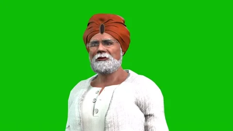 Green Screen Narendra Modi Indian Prime ... | Stock Video | Pond5