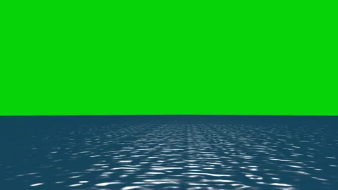 Green screen ocean with water wave | Stock Video | Pond5