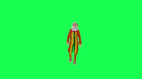 Clown Green Screen Stock Footage ~ Royalty Free Stock Videos | Pond5