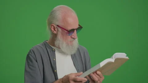 Old Guy Reading Memes Cartoon Old Man Sitting On His Chair Reading A