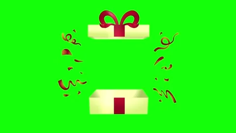 Gift Box Green Screen Stock Footage ~ Royalty Free Stock Videos | Pond5