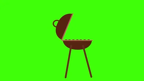 green screen , party icon , grill | Stock Video | Pond5