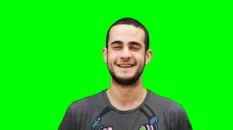 Green Screen people man portrait person ... | Stock Video | Pond5