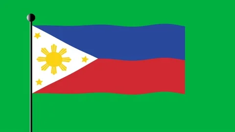 green screen Philippine flag | Stock Video | Pond5