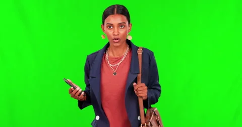 Green screen, phone call and business wo... | Stock Video | Pond5