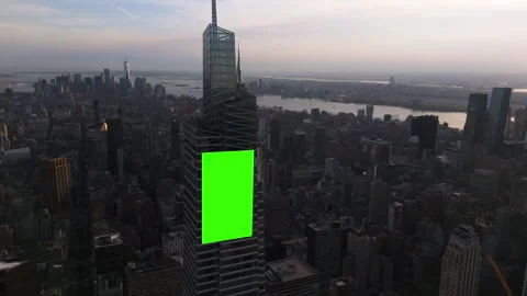 Green screen placeholder on side of a sk... | Stock Video | Pond5