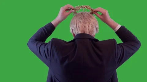 Green screen President Donald Trump putt... | Stock Video | Pond5