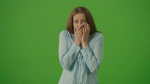Green Screen Scared Stock Video Footage | Royalty Free Green Screen ...
