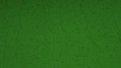 Green Screen Rain VFX Closeup Chroma Key | Stock Video | Pond5