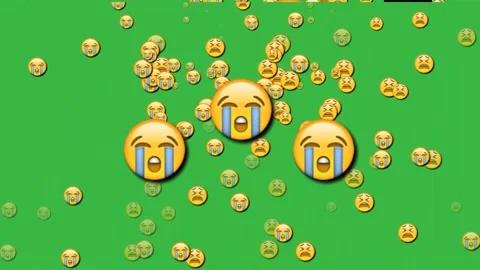 green screen sad animation | Stock Video | Pond5