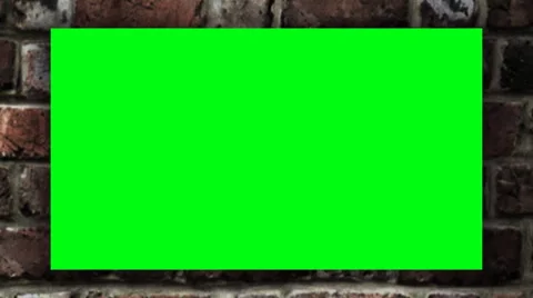Brick Wall Green Screen Stock Video Footage | Royalty Free Brick Wall ...