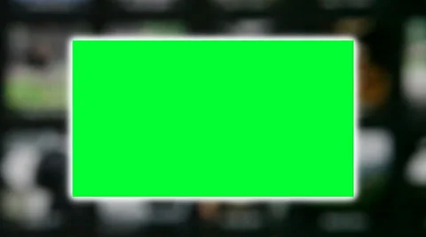 Green screen on scrolling pictures backg... | Stock Video | Pond5