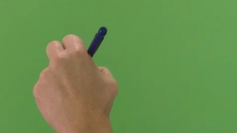 Green screen shot of a male white hand, ... | Stock Video | Pond5