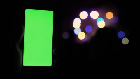 Green screen smartphone blur blurred bac... | Stock Video | Pond5