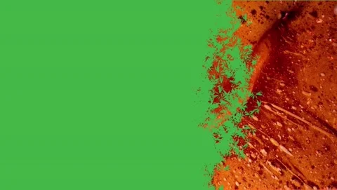 Green screen splasing mud background | Stock Video | Pond5
