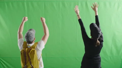 Crowd Green Screen Stock Video Footage | Royalty Free Crowd Green ...