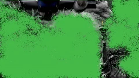 Green screen statue of liberty holding b... | Stock Video | Pond5