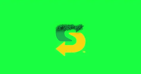 Green screen subway logo animation. | Stock Video | Pond5