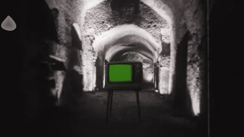 Green Screen Television Cave Structure O... | Stock Video | Pond5