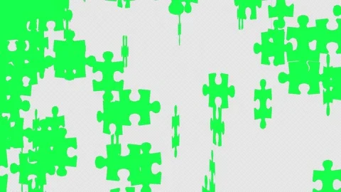 Puzzle Puzzle Pieces Green Screen Stock Video Footage | Royalty Free ...