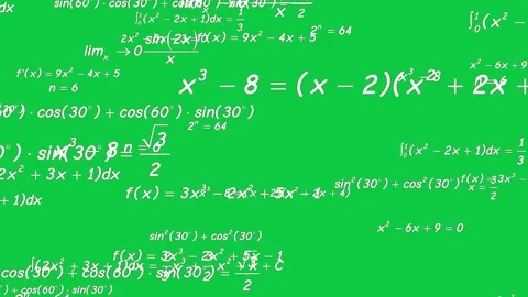 Math Equations On Screen Stock Footage ~ Royalty Free Stock Videos | Pond5