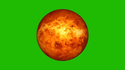 green screen Venus planet | Stock Video | Pond5