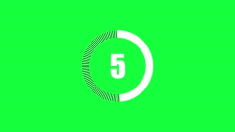 Countdown Green Green Screen Stock Footage ~ Royalty Free Stock Videos ...