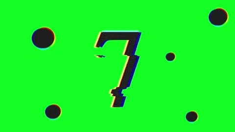 Green screen video countdown numbers fro... | Stock Video | Pond5