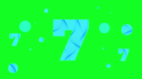 Green screen video countdown numbers fro... | Stock Video | Pond5