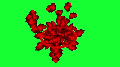 Green Screen Volcanic Eruption Blast Eff... | Stock Video | Pond5