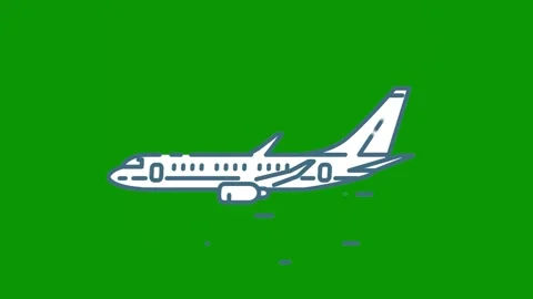 Animated Airplane Stock Videos – Royalty-Free HD & 4K Videos | Pond5