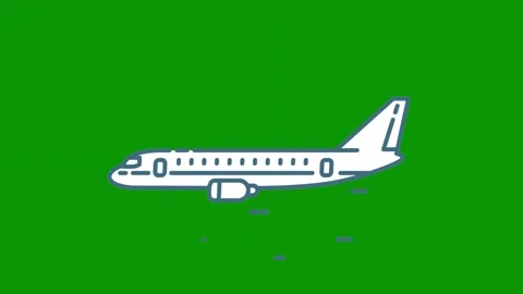 Animated Airplane Stock Videos – Royalty-Free HD & 4K Videos | Pond5