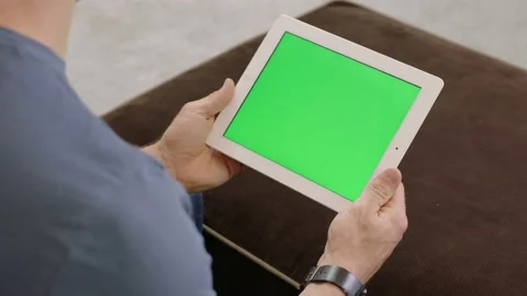 Ipad Green Screen Office Stock Footage ~ Royalty Free Stock Videos | Pond5