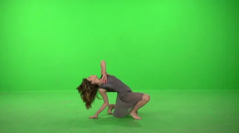 Green Screen Woman Dancer Stock Video Footage | Royalty Free Green ...