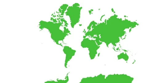 Green screen world map sliding across sc... | Stock Video | Pond5