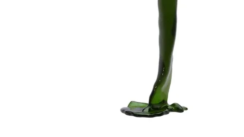 Water Pour Liquid Green Screen Stock Video Footage | Royalty Free Water ...