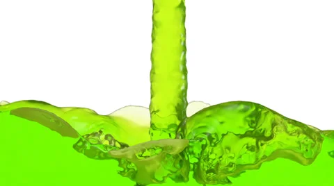 Water Pour Liquid Green Screen Stock Video Footage | Royalty Free Water ...
