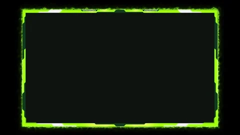 Green Twitch Overlay Stream Overlay Hd w... | Stock Video | Pond5