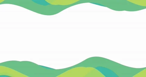 green wave frame animation background vi... | Stock Video | Pond5