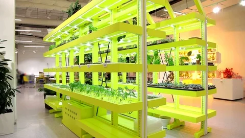 Greenhouse in the science lab. | Stock Video | Pond5