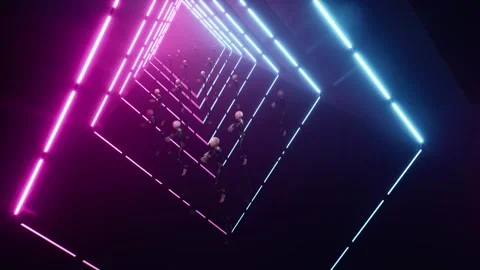 Grey Aliens and Rhythm Dance in Futurist... | Stock Video | Pond5