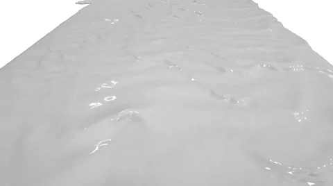 grey liquid pouring on white background.... | Stock Video | Pond5