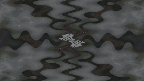 Grey sparkle watercolor water puddle wav... | Stock Video | Pond5