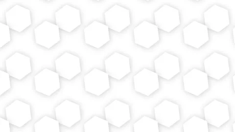 White Hexagon Background Stock Footage ~ Royalty Free Stock Videos | Pond5