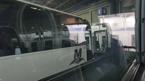 Greyhound Chicago Illinois Bus Miller Tr... | Stock Video | Pond5