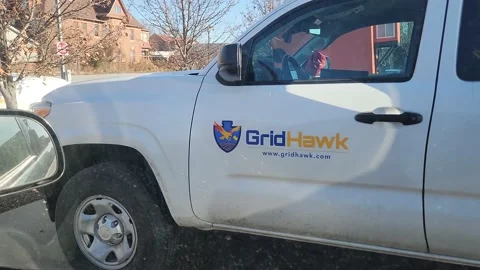 Grid Hawk Truck White | Stock Video | Pond5