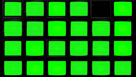 Green Screen Grid Stock Footage ~ Royalty Free Stock Videos | Pond5
