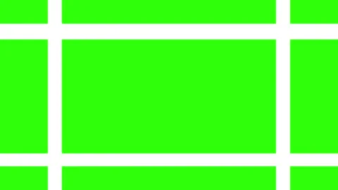 Grid or collage with Green Screen Grid A... | Stock Video | Pond5